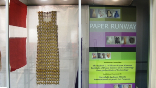 Paper runway at Atlanta airport - Stuck at the Airport