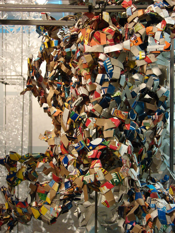 Found, discarded and recycled materials: art at Albany International ...