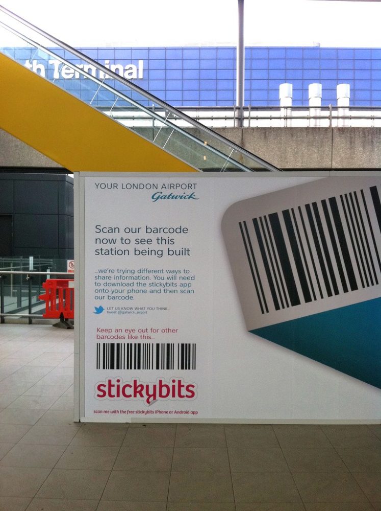 Gatwick Airport's giant barcodes - Stuck at the Airport