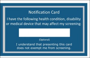 TSA offers medical notification cards - Stuck at the Airport