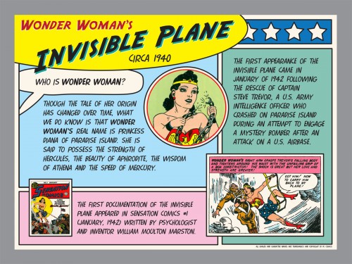 Photos of Wonder Woman's Invisible Airplane - Stuck at the Airport