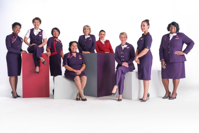 Delta Air Lines' new uniforms. Passport plum and all - Stuck at the Airport