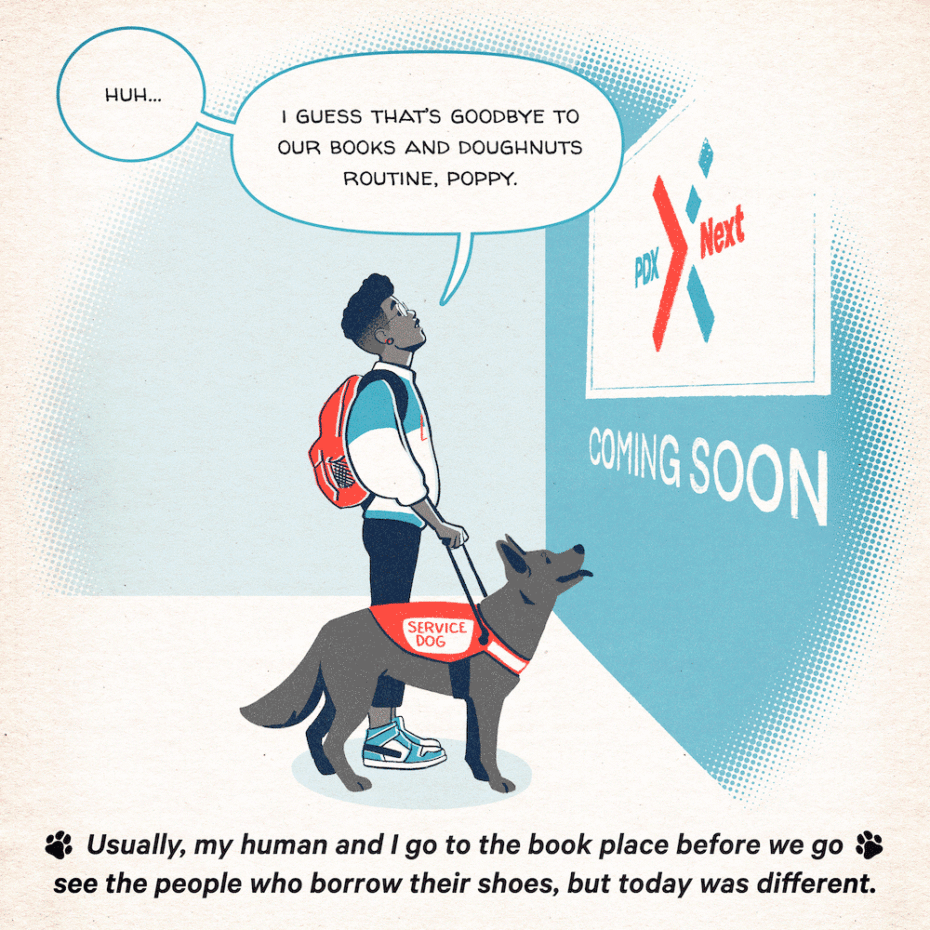 PDX Airport's Construction Comic - Stuck at the Airport