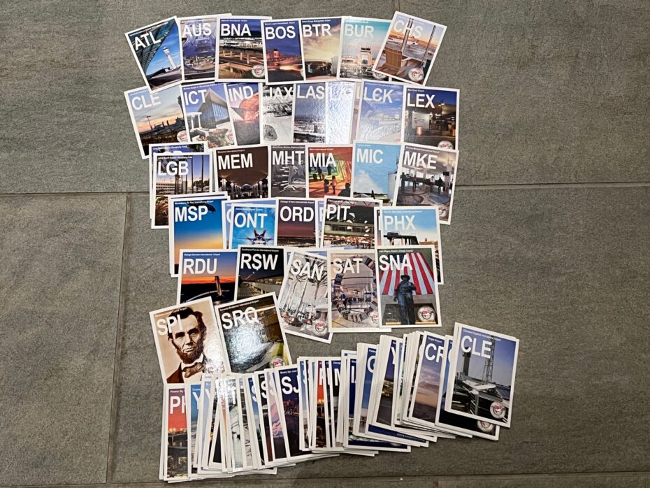 Museum Monday: Airport Trading Cards - Stuck at the Airport