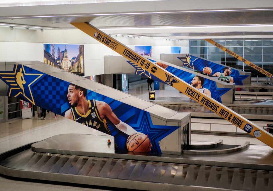 More about that basketball court at IND Airport - Stuck at the Airport